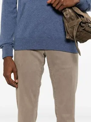 Jacob Cohen Bobby Logo-patch Trousers - Neutrals