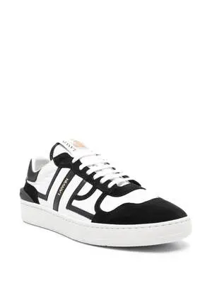 LANVIN Panelled Lace-up Sneakers - Black