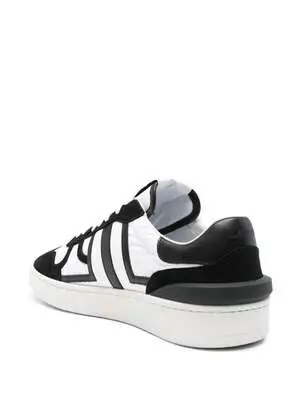 LANVIN Panelled Lace-up Sneakers - Black