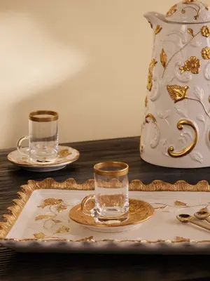 VILLARI Taormina Tea Cup And Saucer Set