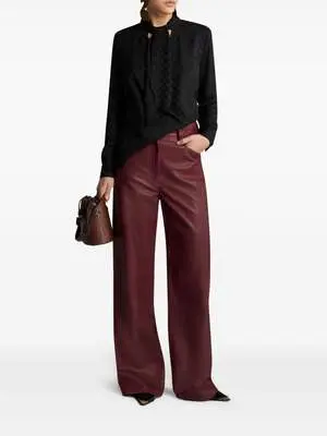 Etro Scarf-collar Jacquard Shirt