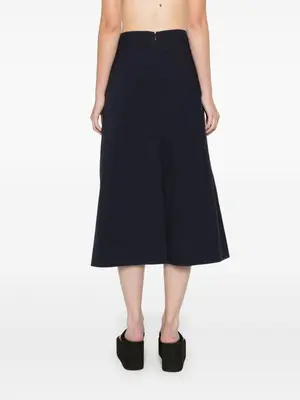Colville Panelled Cotton Midi Skirt