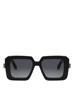 BVLGARI Serpenti Geometric 52mm Sunglasses