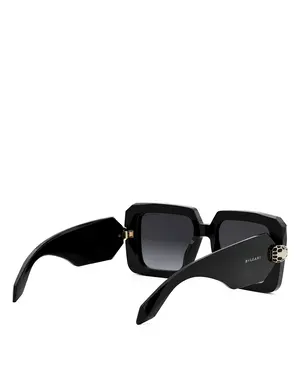 BVLGARI Serpenti Geometric 52mm Sunglasses