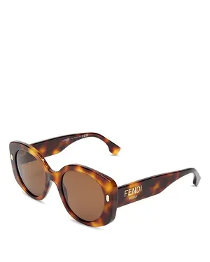 Fendi Sunglasses, 51mm - Havana/brown Solid
