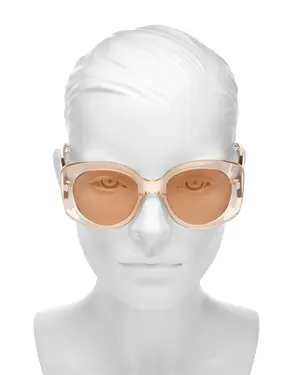 Fendi Sunglasses, 51mm - Pink/orange Solid