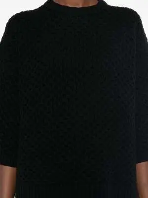 Fabiana Filippi Grid-stitch Knit T-shirt