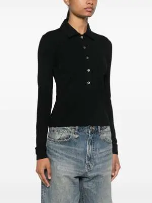Pinko Love Birds Embroidery Polo Top