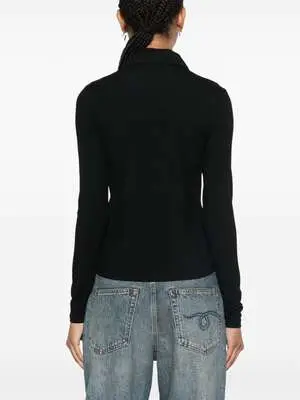 Pinko Love Birds Embroidery Polo Top