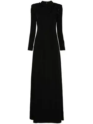CRISTALLINI Nemesis Maxi Dress - Black