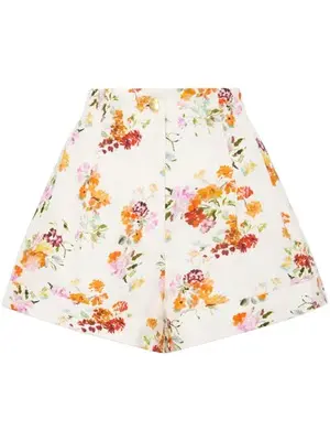 Aje Assemblage Floral Print Shorts