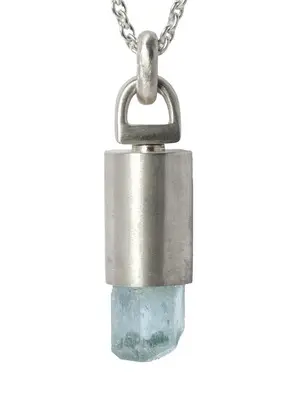 PARTS OF FOUR Talisman Aquamarine Pendant Necklace - Silver