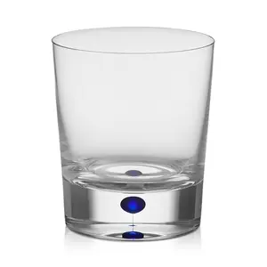 ORREFORS Intermezzo Blue Double Old Fashioned Glass