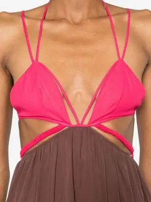 NENSI DOJAKA Cut-out Mini Dress
