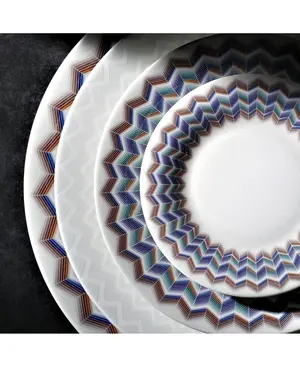 Missoni Zig Zag Jarris Dessert Plates, Set Of 6
