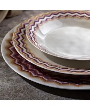 Missoni Zig Zag Bread And Butter Plates, Set Of 6 - Jarris