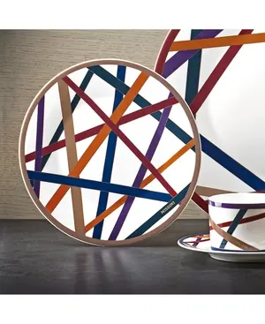 Missoni Nastri Dessert Plates, Set Of 2