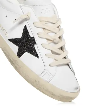 GOLDEN GOOSE Super-star Swarovski Low Top Sneakers