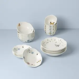 LENOX Butterfly Meadow 24 Piece Bowl Set