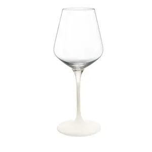 VILLEROY & BOCH Manufacture Rock Blanc White Wine Glasses, Set Of 4