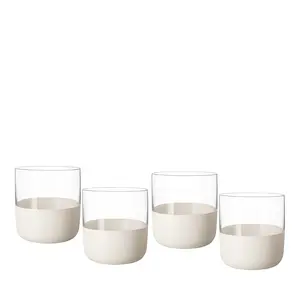VILLEROY & BOCH Rock Blanc Shot Glasses, Set Of 4 - Clear