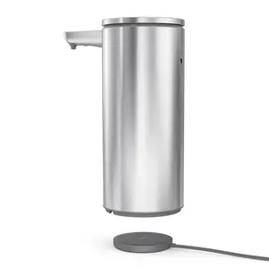 SIMPLEHUMAN 14oz Sensor Pump, Touch-free Hand Soap Dispenser With Sponge Caddy