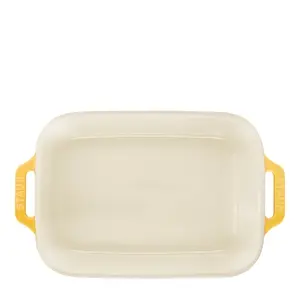 STAUB Ceramic 3 Pc. Nesting Rectangular Baker Set - Yellow