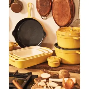 STAUB Ceramic 3 Pc. Nesting Rectangular Baker Set - Yellow