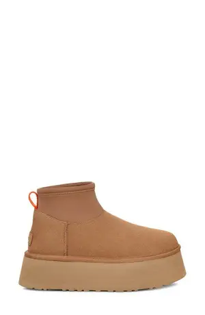 UGG Classic Mini Dipper Platform Boots - Chestnut