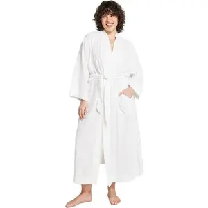 NUDEA The Classic Belted Robe - Cotton White