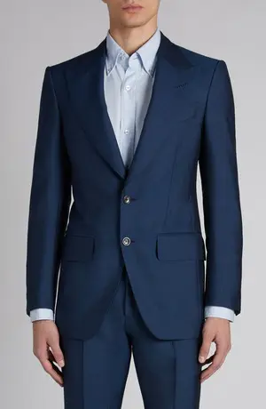 TOM FORD Atticus Wool & Mohair Suit - Navy