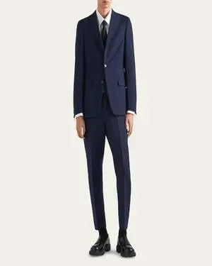 Prada Poplin Stretch Smoking Shirt
