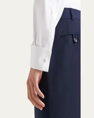 Prada Poplin Stretch Smoking Shirt