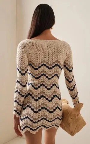 Escvdo Sumac Cotton Mini Dress