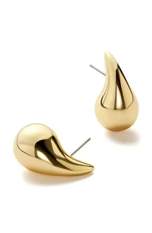ANA LUISA Kiara Statement Stud Earrings - Gold