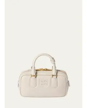 Miu Miu Arcadie Top-handle Bag - Talco