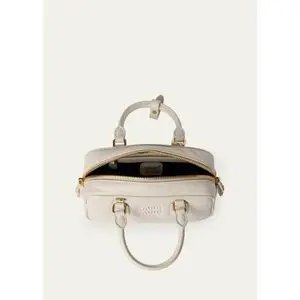 Miu Miu Arcadie Top-handle Bag - Talco