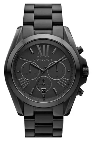Michael Kors Bradshaw Chronograph Bracelet Watch - Black
