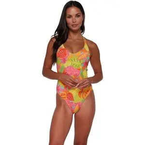 SUNSETS Sunsets Veronica One-Piece Swimsuit Citrus Grove Sandbar Rib