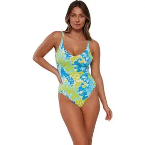 SUNSETS Sunsets Veronica One-Piece Swimsuit Ocean Muse Sandbar Rib