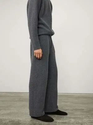 LISA YANG STORE Jayden Bouclé Cashmere Trousers
