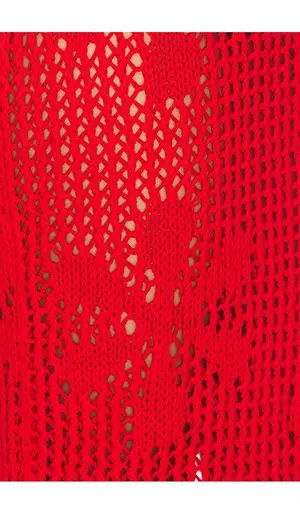 strapless open back dress Red Shoelaces