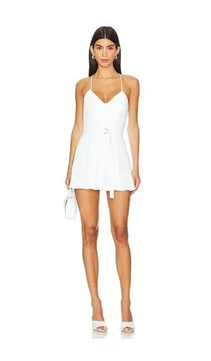 Amanda Uprichard Blair Belted Romper
