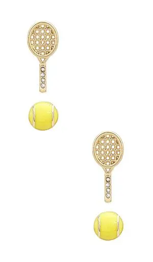 Baublebar Tennis Stud Earring Set - Gold
