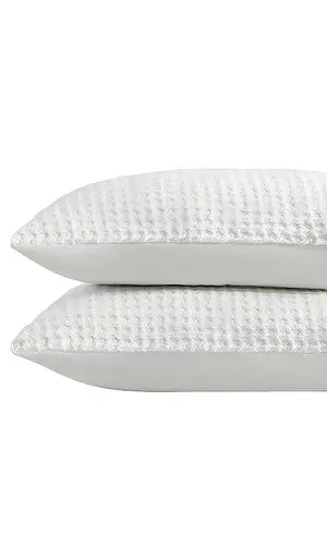 SUNDAY CITIZEN Standard Snug Waffle + Bamboo Sham Set In Cream