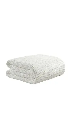 SUNDAY CITIZEN King/cal King Snug Waffle Comforter In White - Off White