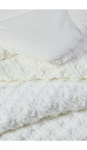 SUNDAY CITIZEN King/cal King Snug Waffle Comforter In White