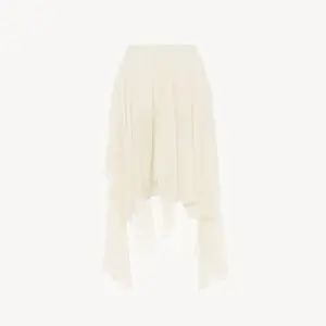 Chloé Fluid Volant Shorts