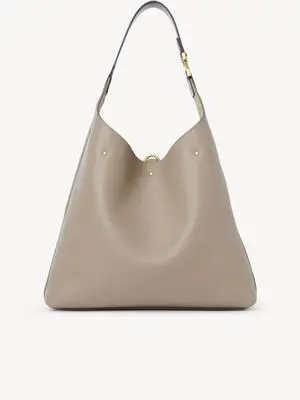 Chloé Marcie Hobo Bag In Grained Leather