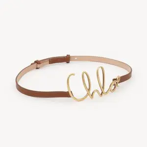 Chloé Iconic Small Belt - Brown